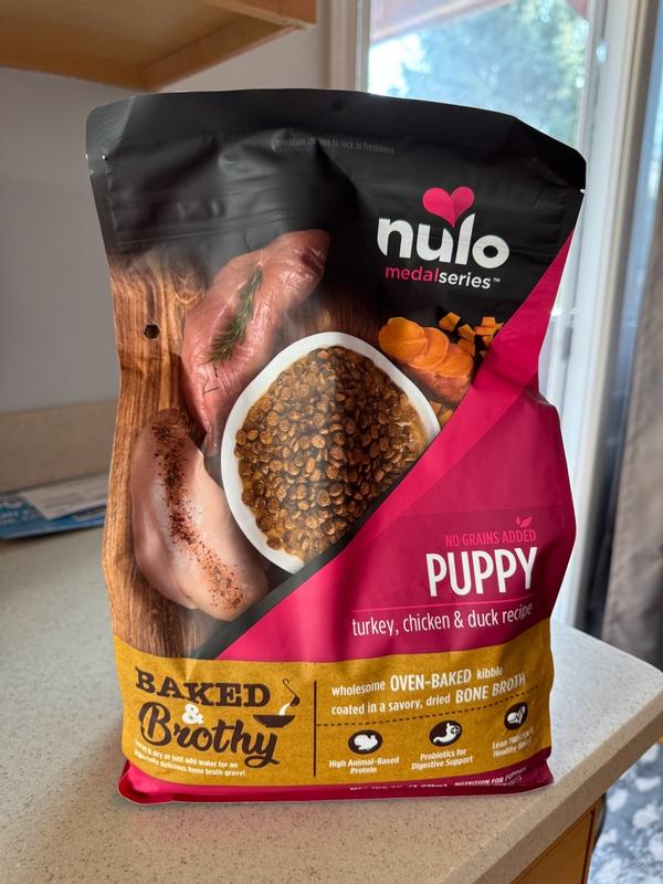 Nulo MedalSeries Baked & Brothy Turkey Dry Puppy Food, 20 lbs. | Petco
