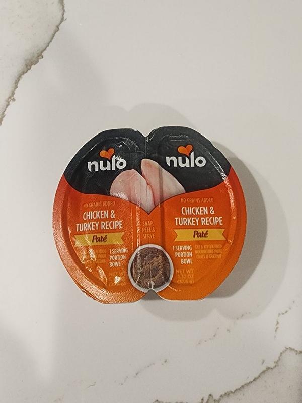 Nulo Grain-Free Chicken & Turkey Recipe Split Cup Pate Cat & Kitten ...