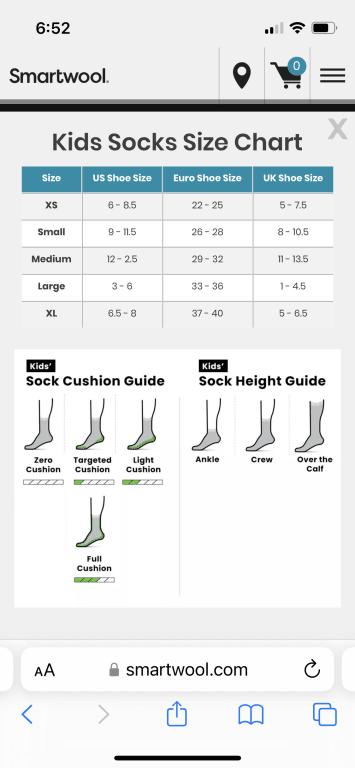 Smartwool Wintersport Full Cushion Ski Day OTC Sock - Kids' - Kids