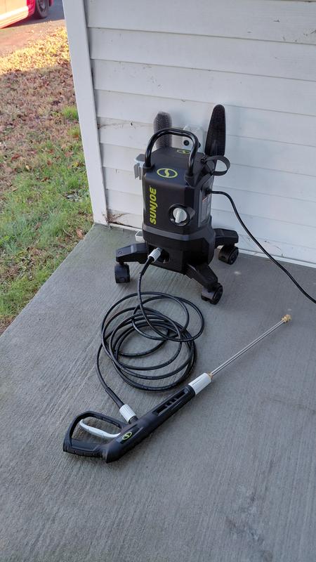 Sun Joe Electric Pressure Washer with Wheels 7-Pc Accessory Kit 14.9 ...
