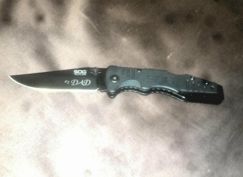 SOG Salute Mini Folding Knife Blk Oxide, SOG-FF1101-CP at Tractor Supply Co