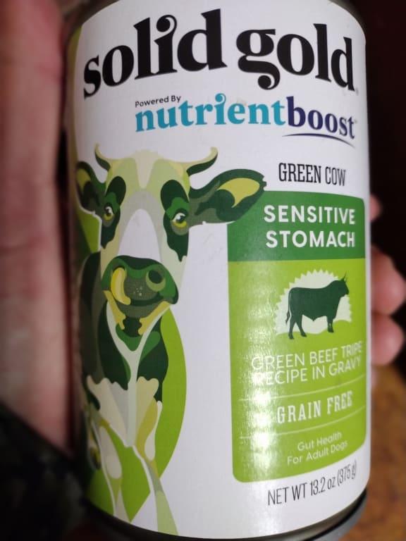 Solid Gold Green Cow Beef Tripe Grain-Free Dog Food 13.2 oz