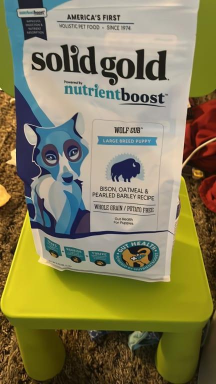 Solid Gold Nutrientboost Wolf Cub Bison PY Dry Dog Food, 22 lbs. | Petco