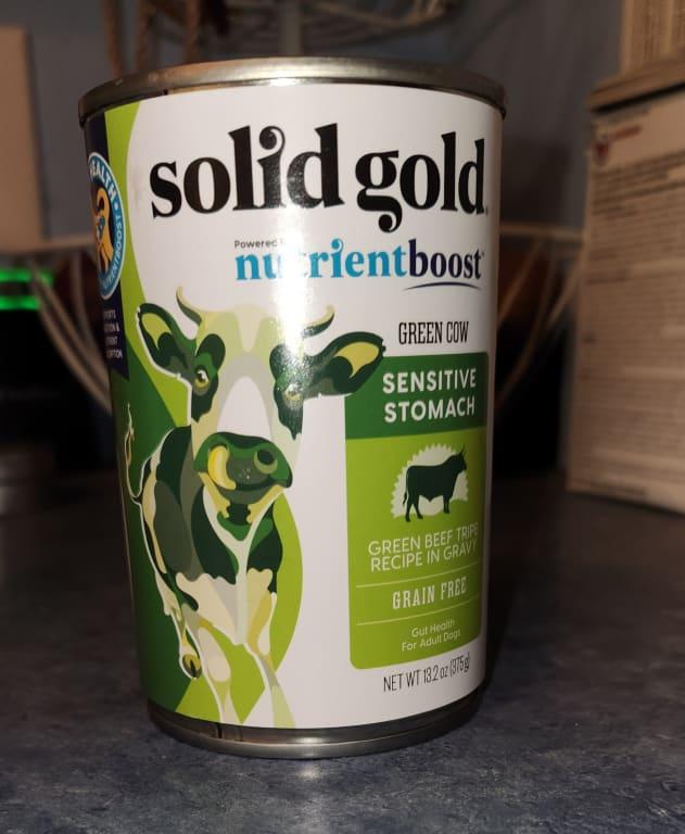 Solid Gold Green Cow Beef Tripe Grain-Free Dog Food 13.2 oz