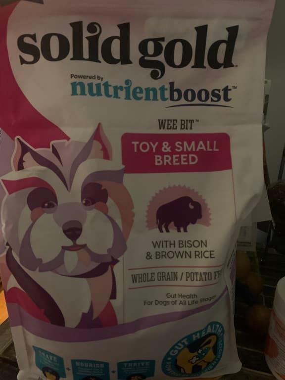 Solid Gold Nurtientboost Wee Bit Bison Dry Dog Food, 3.75 lbs. | Petco