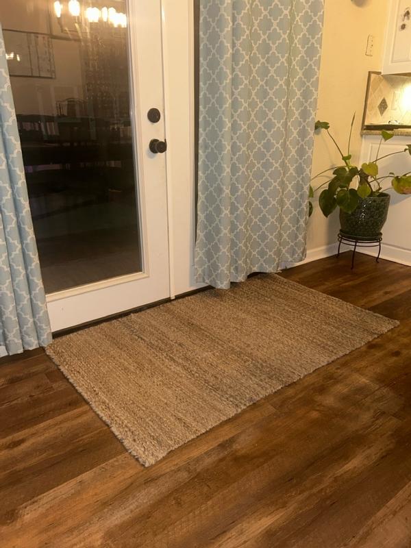 Solo Rugs Transitional Jute 9 x 12 (ft) Loomed Cotton/Jute Natural Gray ...