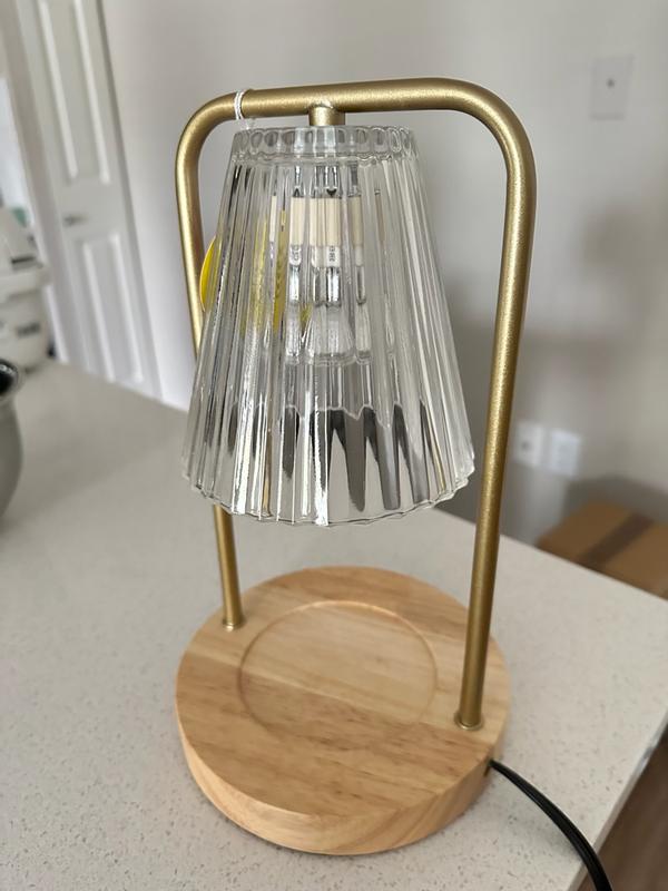 Nordic Hygge Candle Warmer Lamp with Timer Dimmable Electric Wax Melt ...