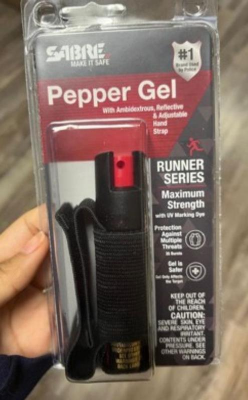Sabre Runner Pepper Gel with Adjustable Hand Strap at Tractor Supply Co
