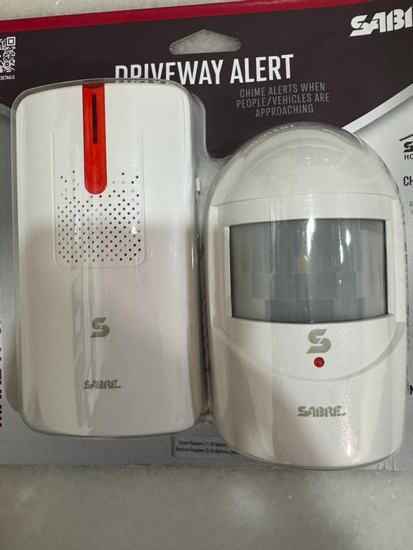 SABRE Wireless Driveway Alarm - Outdoor Motion Detector Sensor System ...