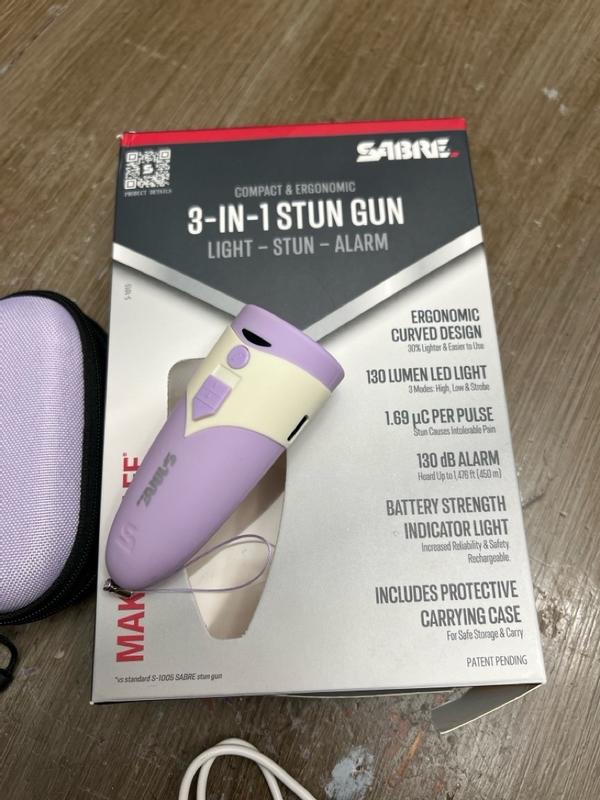 SABRE 130-Lumen 3 Modes LED Miniature Spotlight Flashlight with ...