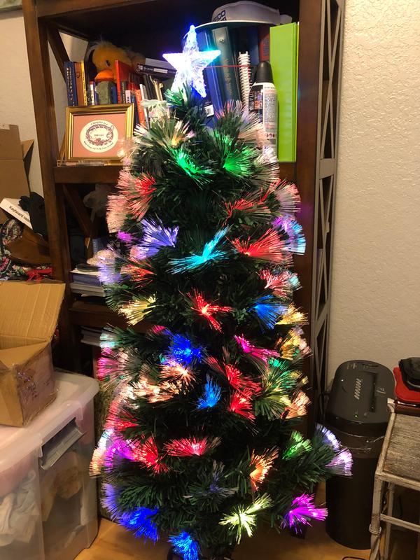 Rotating Fiber Optic Christmas Tree