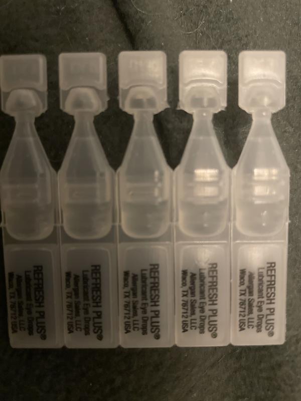 Refresh Plus Lubricant Eye Drops, 100 Single Use Containers, 55% OFF