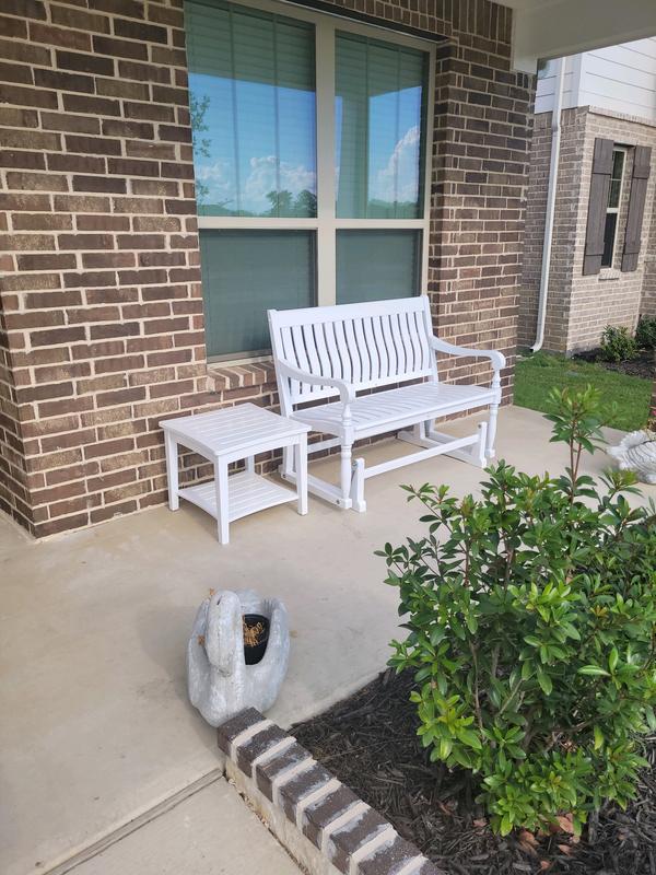 Member's mark painted wood glider bench store