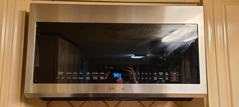 Samsung ME21M706BAG/AA 2.1 cu. ft. Over-the-Range Microwave - Black ...