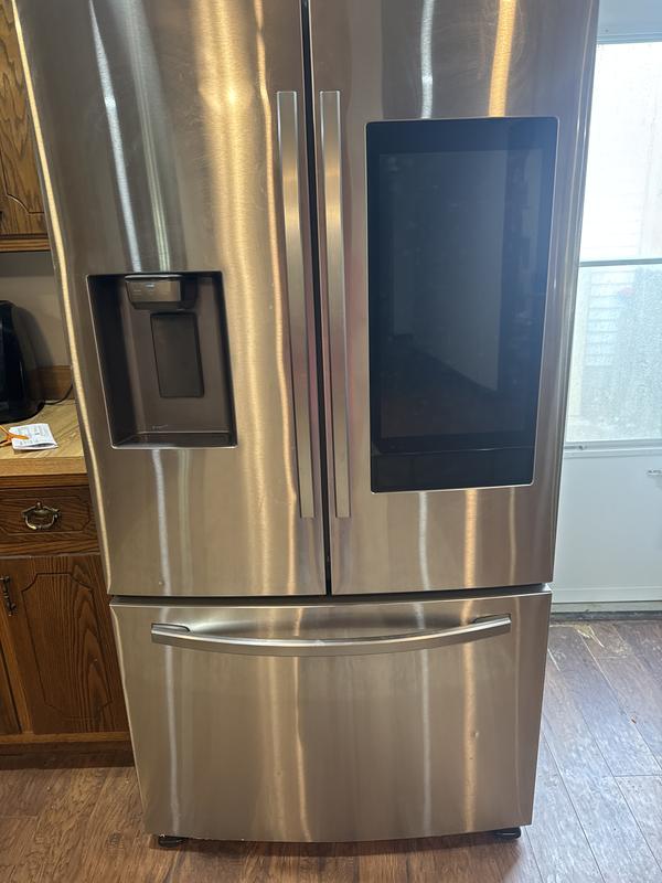 Samsung Bespoke 30.1-cu ft Smart French Door Refrigerator with Dual Ice ...