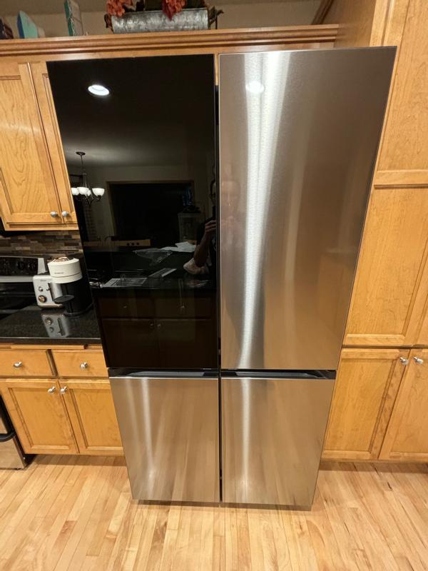 Samsung Bespoke 28.6-cu ft 4-Door Smart French Door Refrigerator with ...
