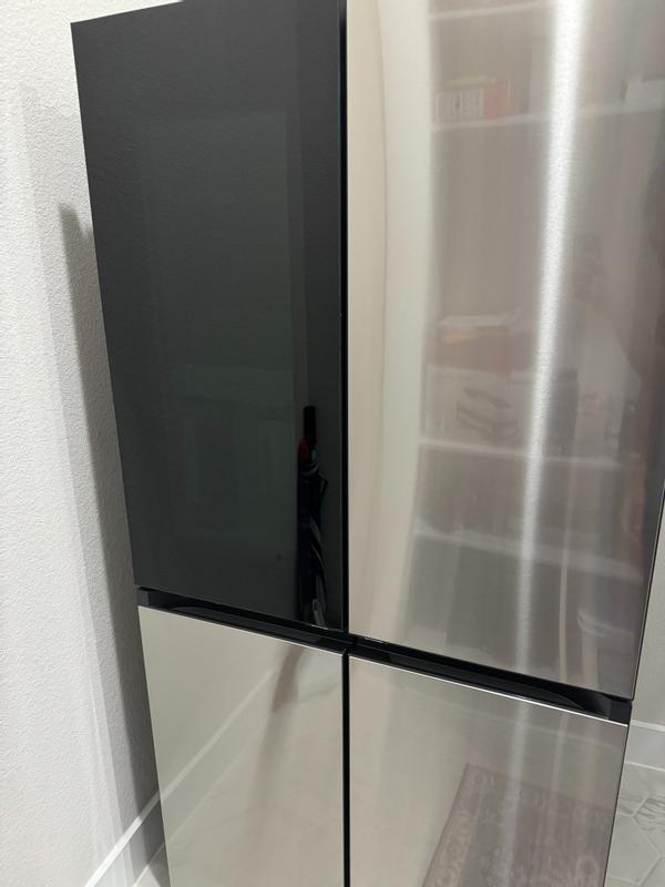 Samsung Bespoke 28.6-cu ft 4-Door Smart French Door Refrigerator with ...