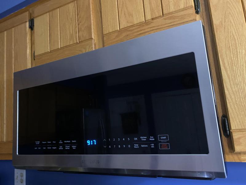 Samsung ME21M706BAG/AA 2.1 cu. ft. Over-the-Range Microwave - Black ...