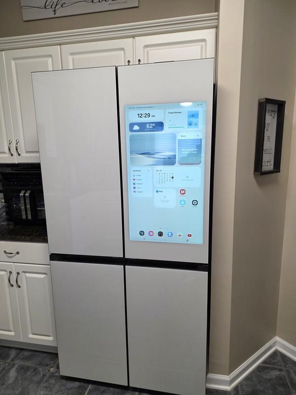 Samsung Counter-depth Bespoke 22.5-cu ft 4-Door Smart French Door ...