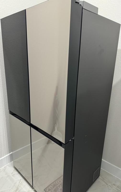 Samsung Bespoke 28.6-cu ft 4-Door Smart French Door Refrigerator with ...