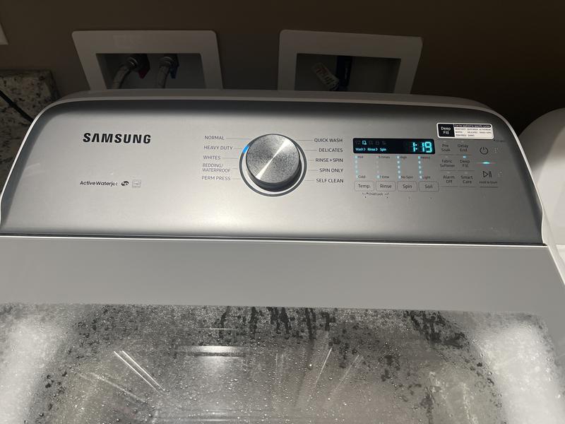 Samsung High Efficiency Impeller Extra Large ( 5-cu ft ) Top-Load ...