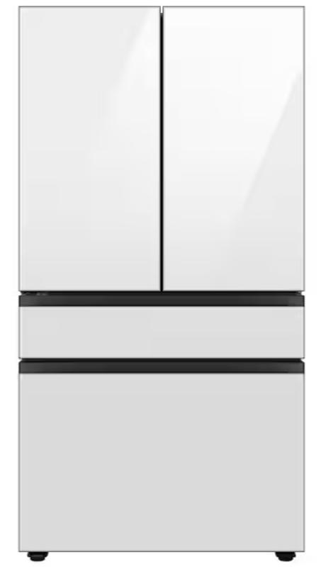 Samsung Bespoke 28.8-cu ft 4-Door Smart French Door Refrigerator with ...