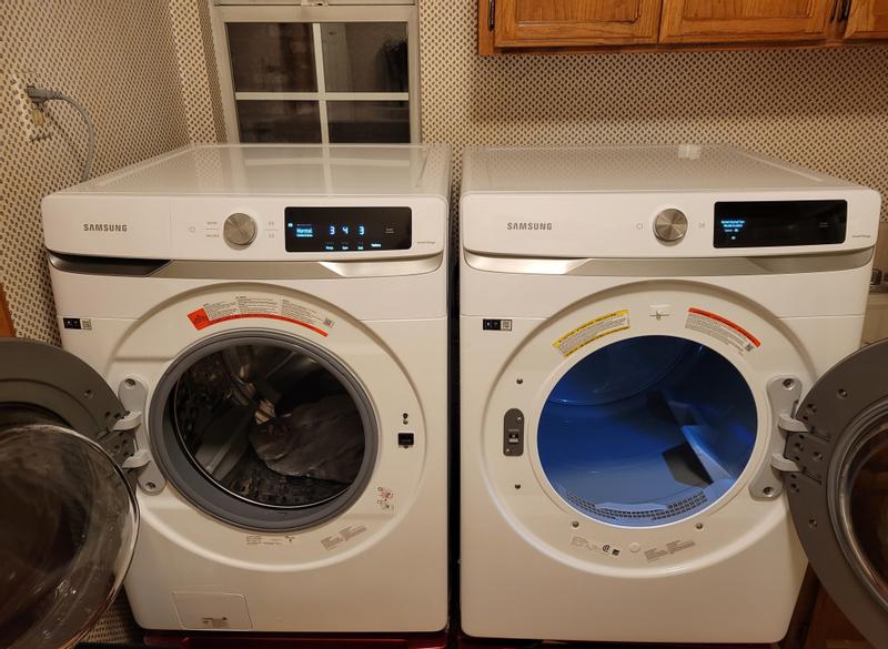 Samsung Large Stackable Steam Cycle Vented Gas Dryer ( White ) Energy ...