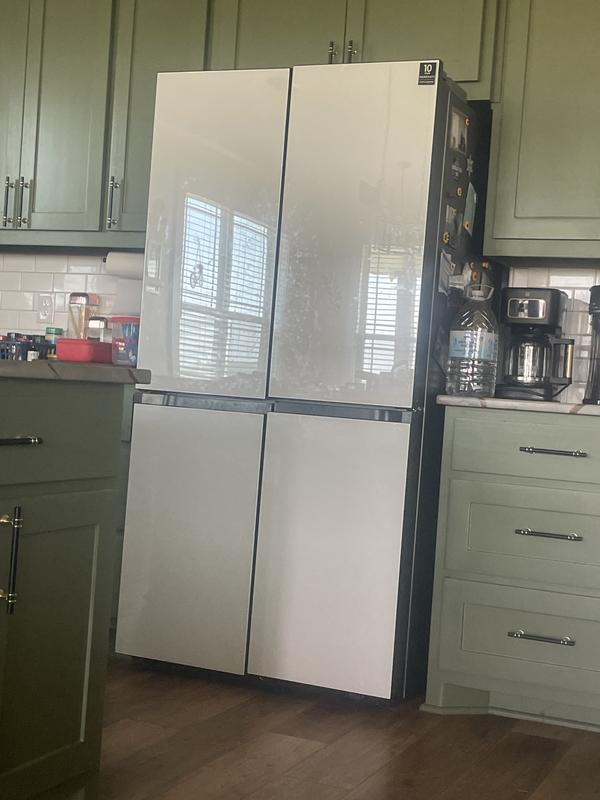 Samsung Bespoke 28.6-cu ft 4-Door Smart French Door Refrigerator with ...