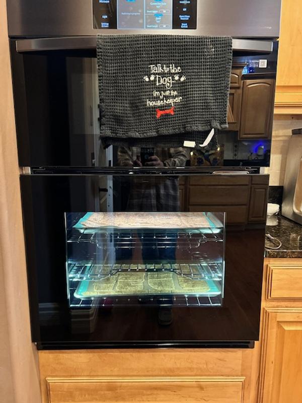 Samsung Bespoke 30-in Self-cleaning Convection Oven Air Fry Fingerprint ...
