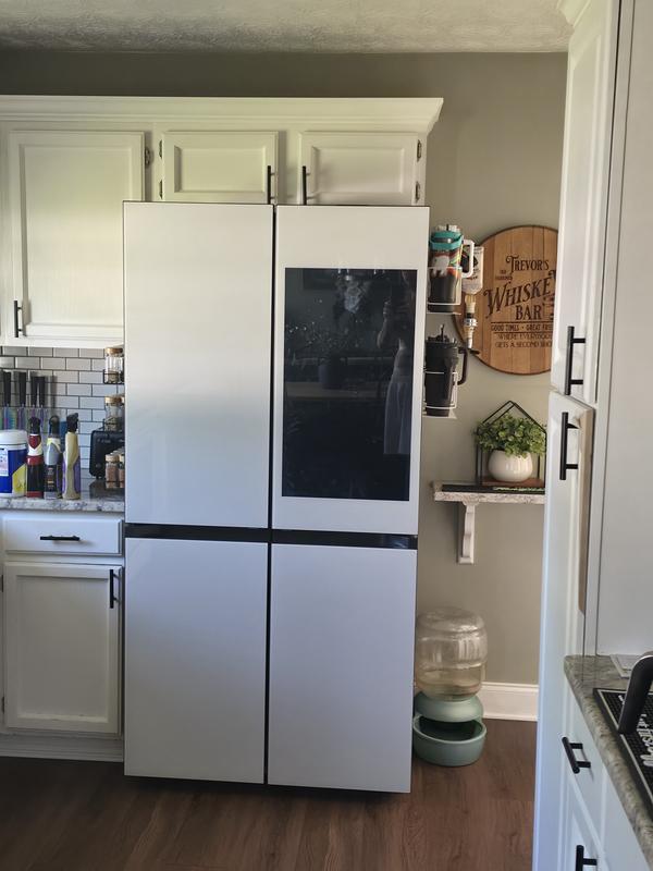 Samsung Bespoke AI Counter-Depth Family Hub 23-cu ft 4 -Door 36-in Wide ...