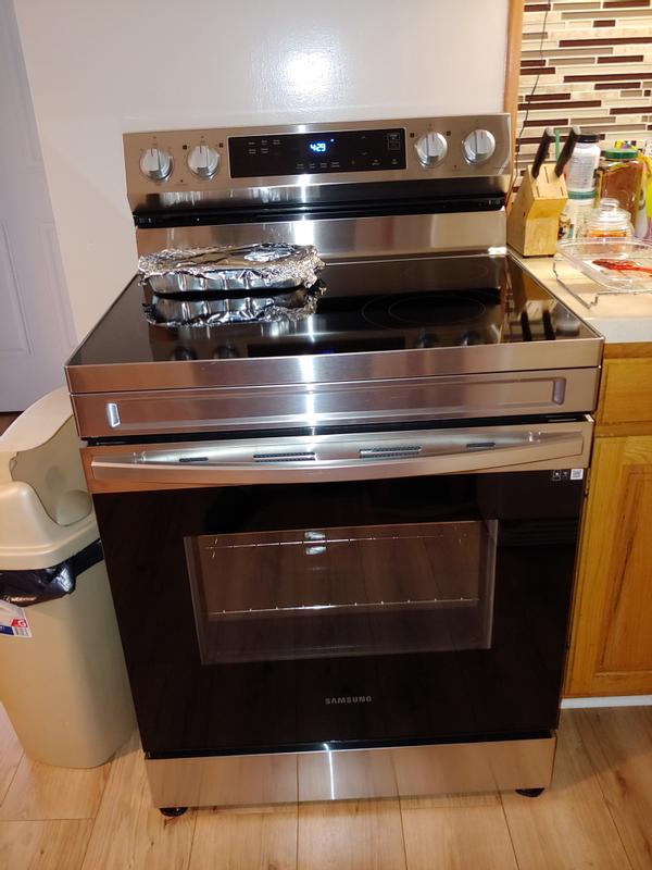 Samsung NE63A6311SS/AA 30" 6.3 cu.ft. Stainless Steel Electric Range ...