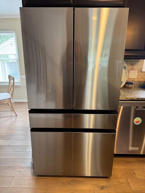 Samsung Bespoke Counter-Depth Inner Beverage Center 22.9-cu ft 4 -Door ...