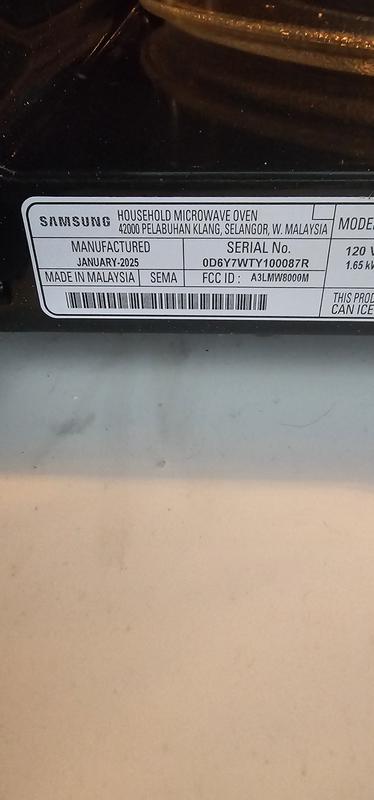 Samsung 1.9-cu ft 900 -Watt Countertop Microwave ( Mate black steel ...