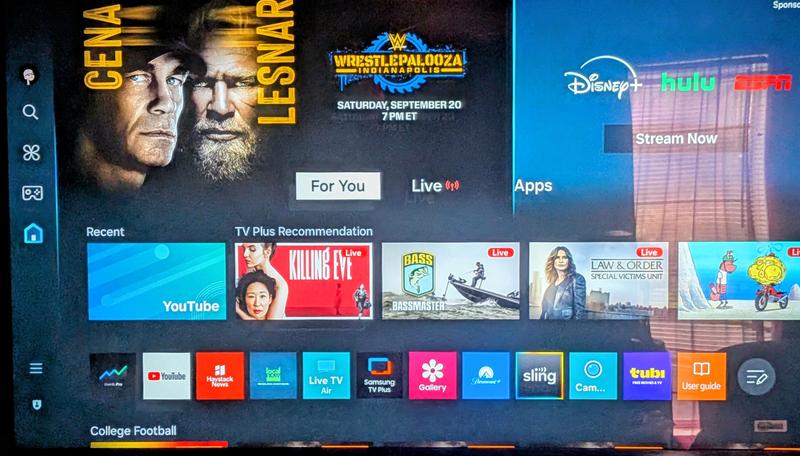Samsung Crystal UHD DU7200 60-in 2160p (4K) Smart LED Indoor Use Only ...
