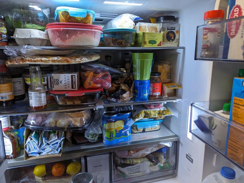Samsung Bespoke 28.6-cu ft 4-Door Smart French Door Refrigerator with ...