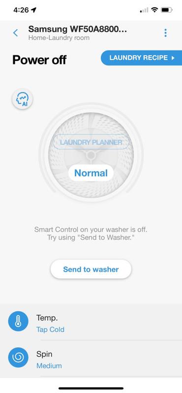 Shop Samsung 5-cu ft High Efficiency AI Powered Smart Dial OptiWash ...