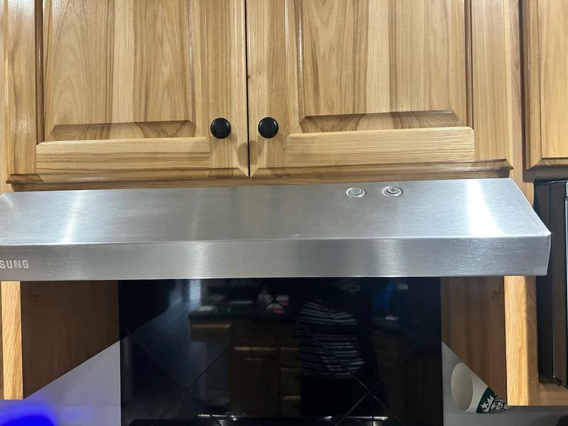 Samsung 30-in Convertible 200-CFM Stainless Steel Under Cabinet Range ...