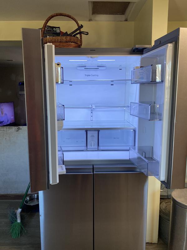 Samsung 29.2-cu ft 4-Door Smart French Door Refrigerator with Dual Ice ...