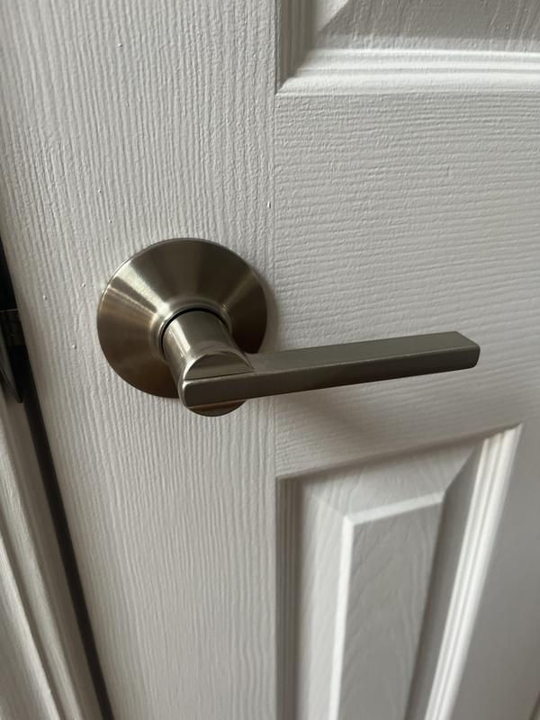 Schlage F40 Latitude Satin Nickel Universal Interior Bed/Bath Privacy ...