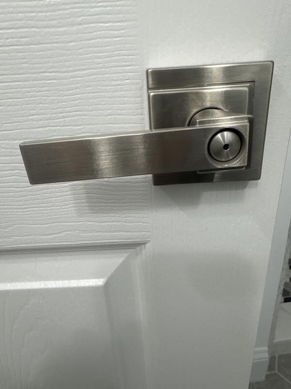 Schlage F40 Northbrook Satin Nickel Universal Interior Bed/Bath Privacy ...