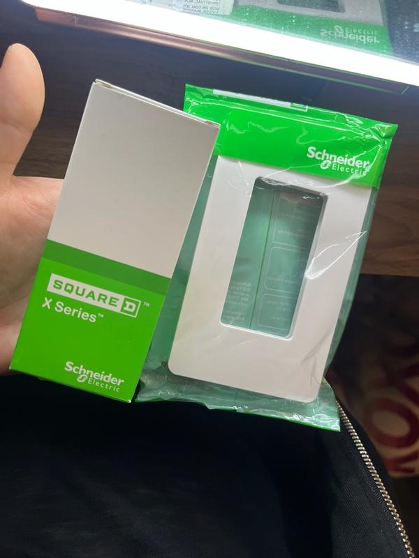 Square D X Series 15-amp 3-way Rocker Master Light Switch , White in ...
