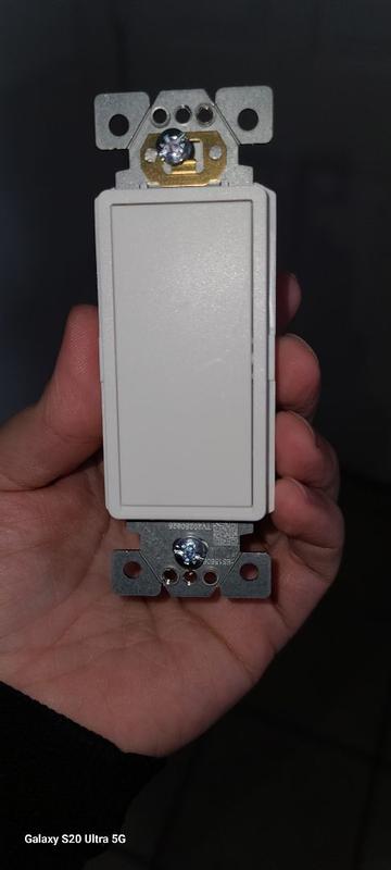 Square D X Series 15-amp 4-way Rocker Light Switch , Black in the Light ...