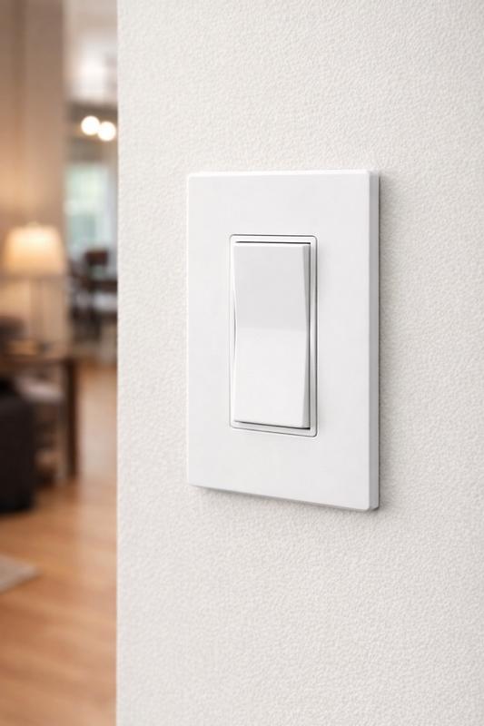 Square D X Series 15-amp 3-way Rocker Master Light Switch , White in ...