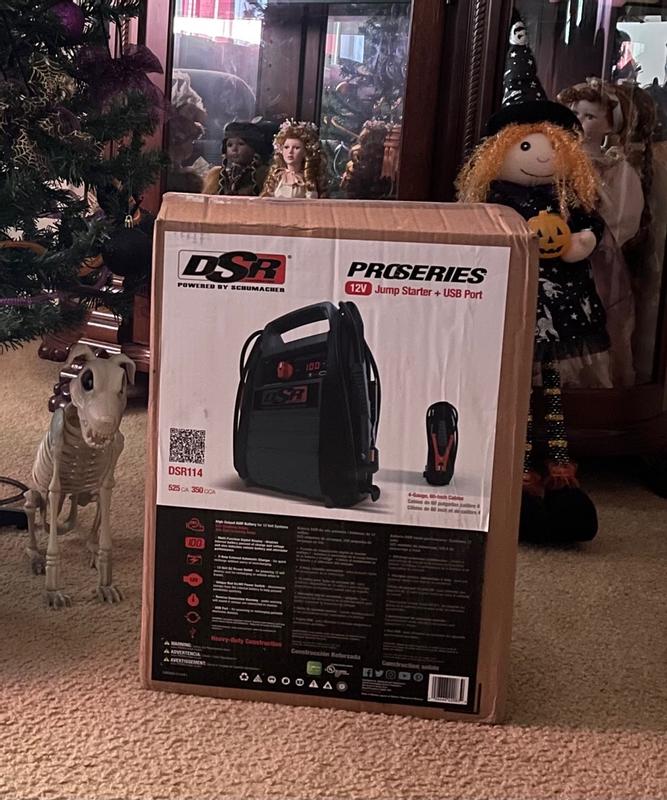 Schumacher Electric DSR ProSeries 2200-Amp 12-Volt Portable Car Battery ...