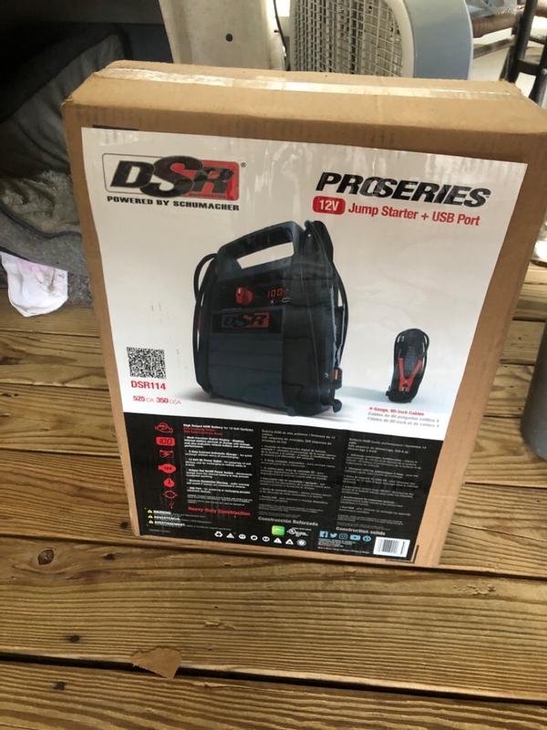 Schumacher Electric DSR ProSeries 2200-Amp 12-Volt Portable Car Battery ...
