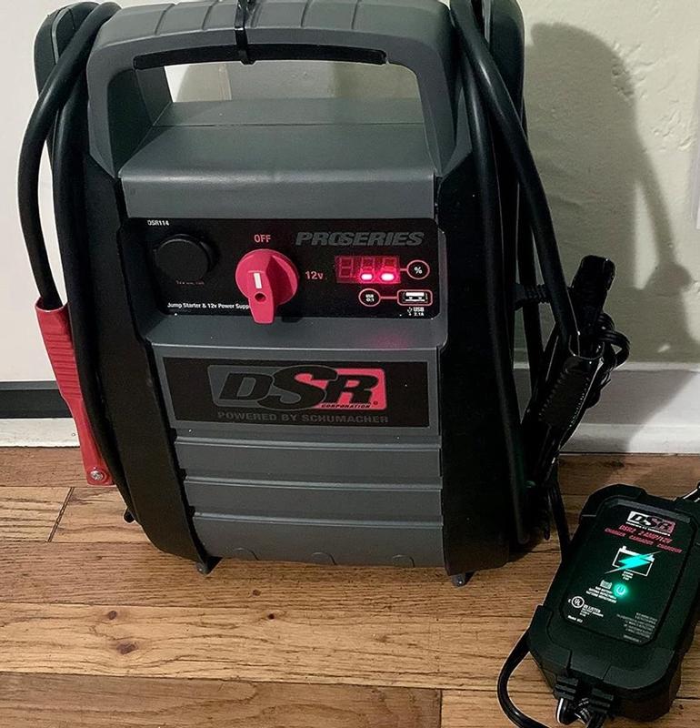Schumacher Electric DSR ProSeries 2200-Amp 12-Volt Portable Car Battery ...