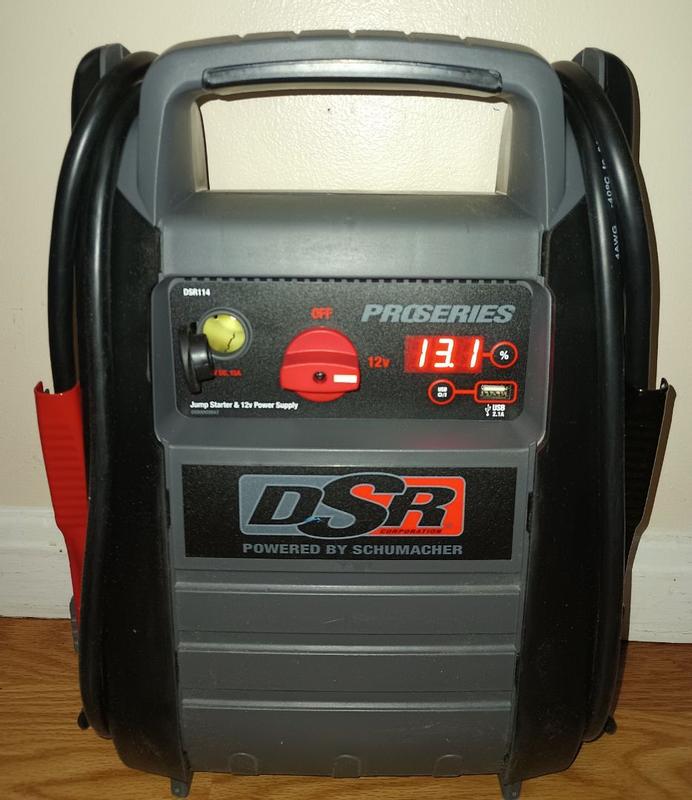 Schumacher Electric DSR ProSeries 2200-Amp 12-Volt Portable Car Battery ...