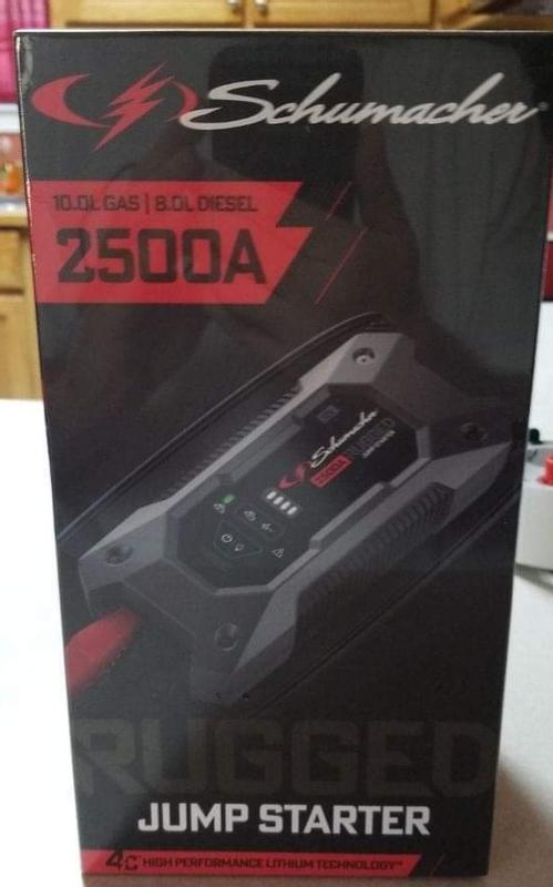 2500A Rugged Lithium Jump Starter Schumacher Electric, 44% OFF