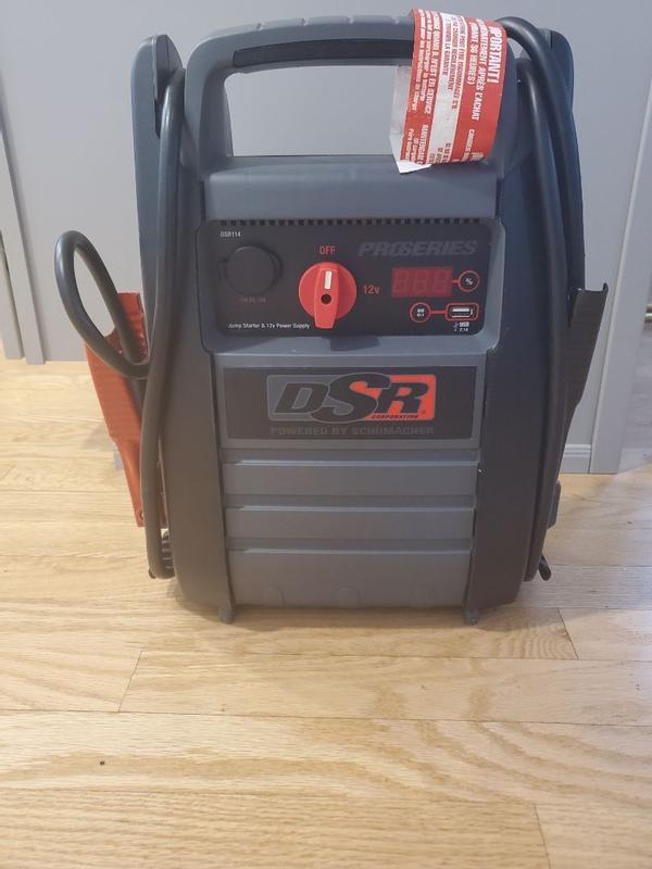Schumacher Electric DSR ProSeries 2200-Amp 12-Volt Portable Car Battery ...
