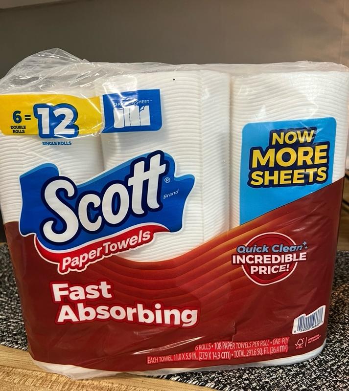 SCOTT 6-Count Paper Towels 55413 at Lowes.com